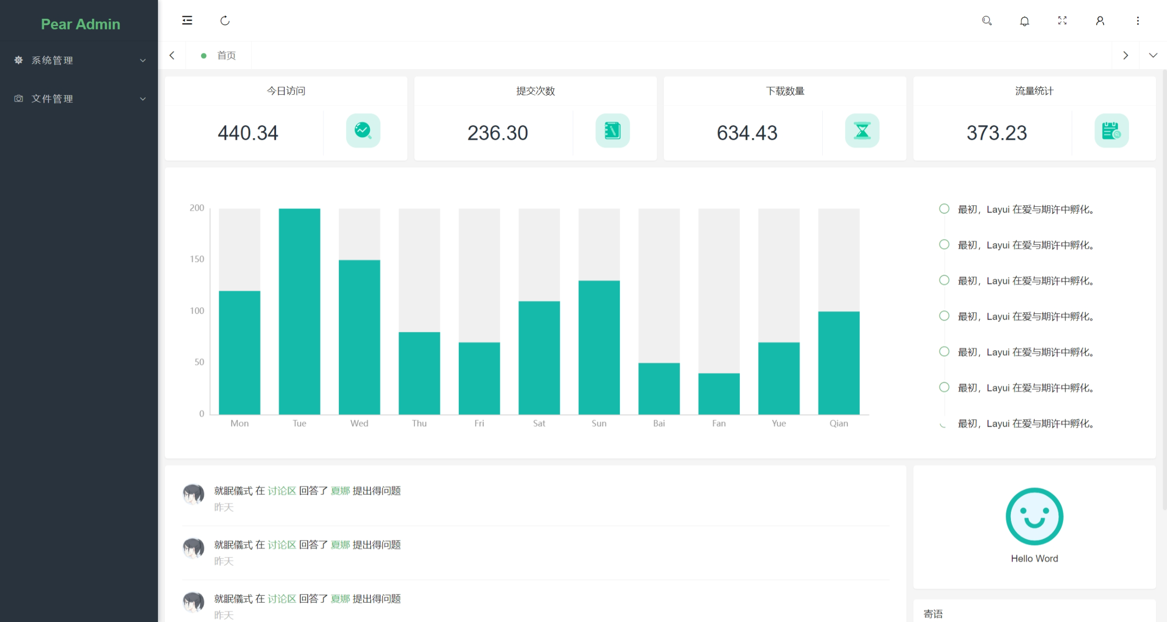 项目介绍 — Pear Admin Flask master 分支 master 文档